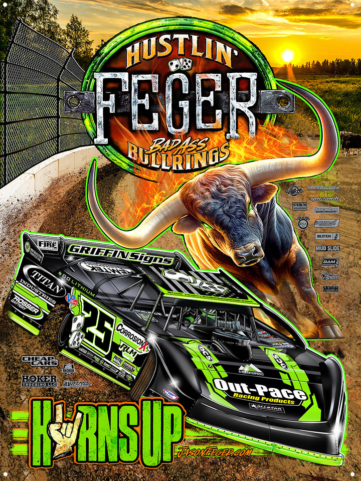 Feger Racing Collectibles - Tumblers, Late Model Diecast & Wall Art ...